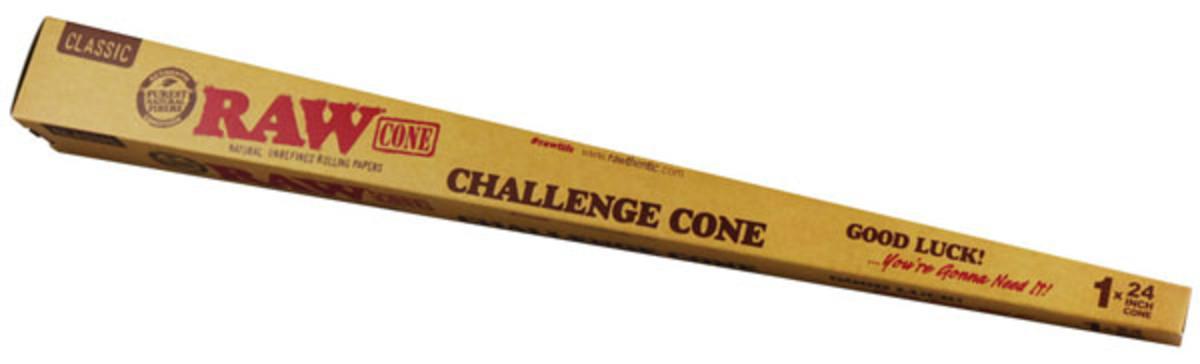 Raw Challenge Cone 24"| Bucks Tobaccoria Inc